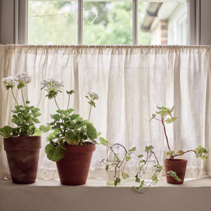 Sheer Linen and Wool Fabric Natural — Tori Murphy Ltd