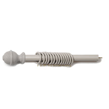 Made To Measure 40mm Painted Wooden Pole With Rope Ball Finials. Avail ...
