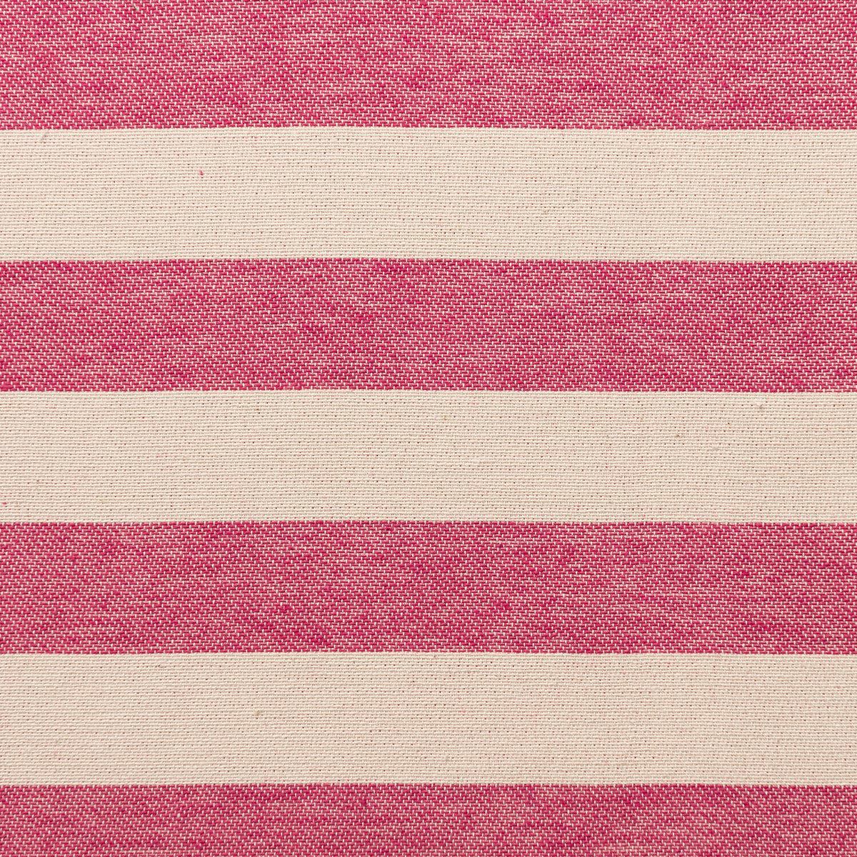 Fastnet Stripe Cotton Fabric Radish sample — Tori Murphy Ltd
