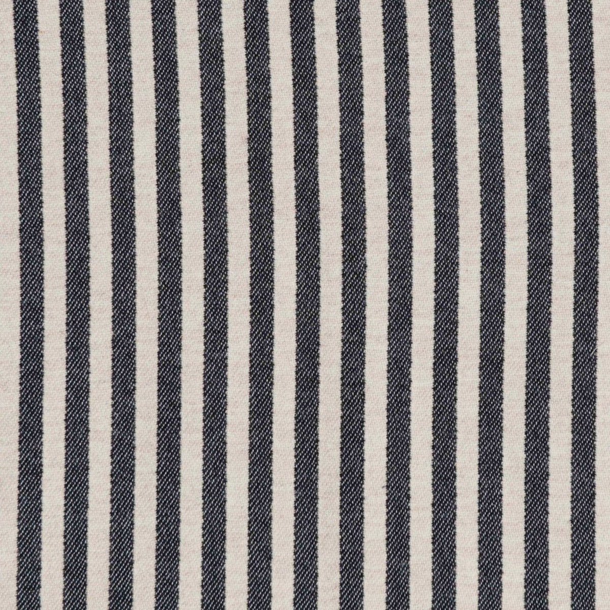 Blind Harbour Stripe Wool Black and Ecru — Tori Murphy Ltd